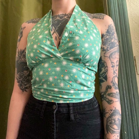 Tops | Vintage Rockabilly Handmade Halter Top | Poshmark